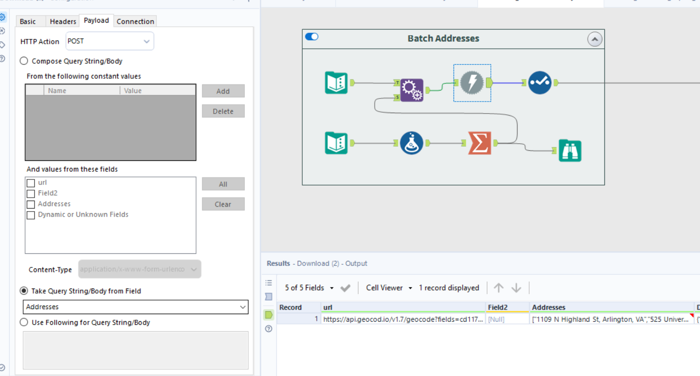 Solved: GeoCodio Batch API / Macro - Alteryx Community