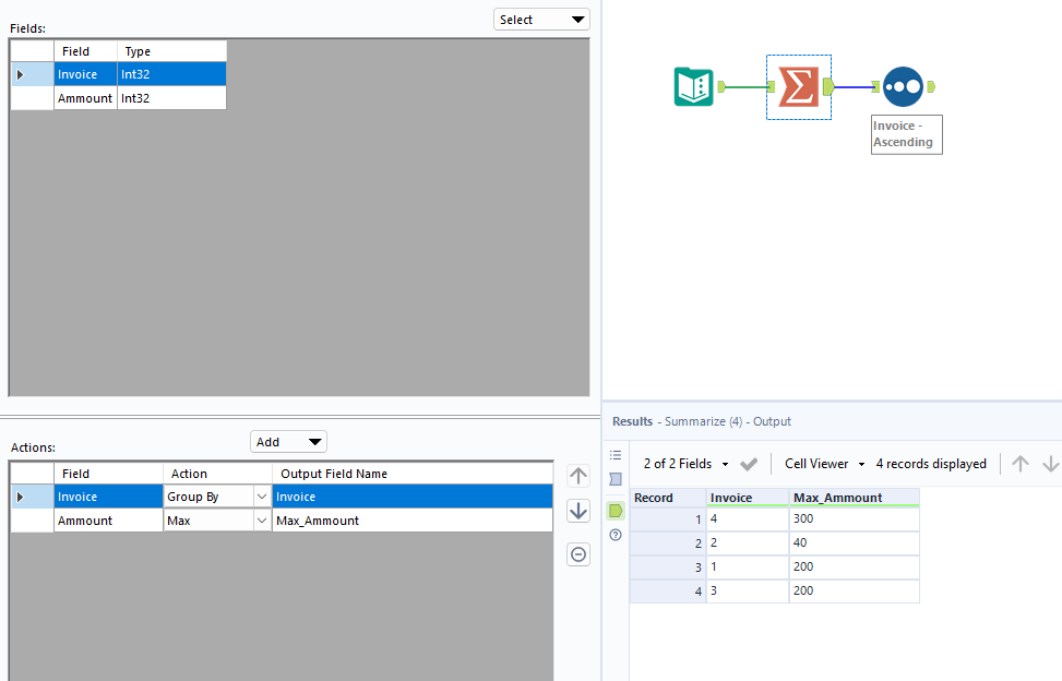 Unique Tool to return max results - Alteryx Community