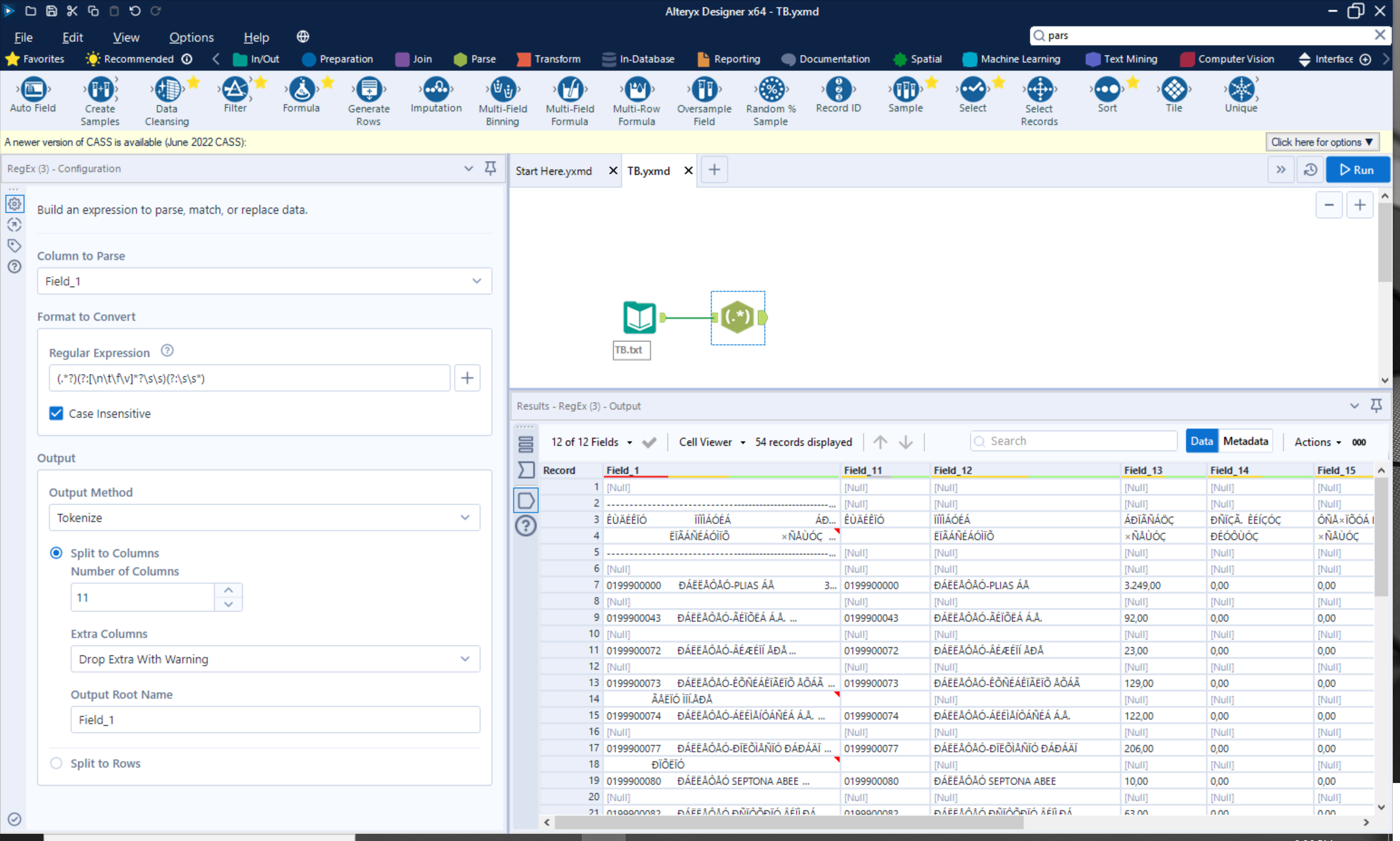 SAP text files input on alteryx and the format cha... - Alteryx Community