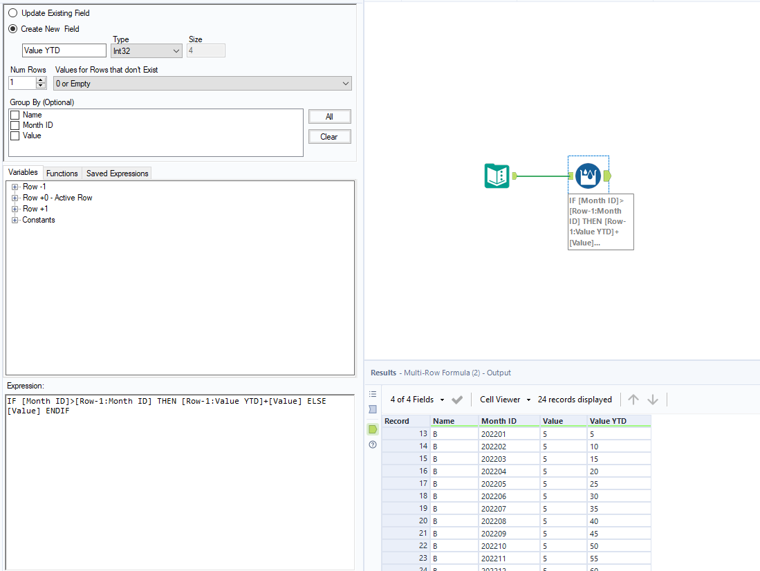 Replicating a SUMIFS formula from Excel in Alteryx - Alteryx Community