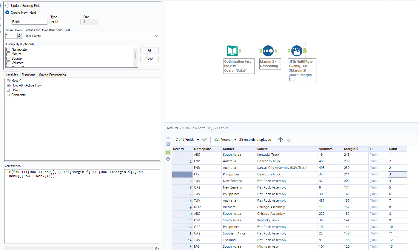 Optimization logic using Alteryx - Alteryx Community