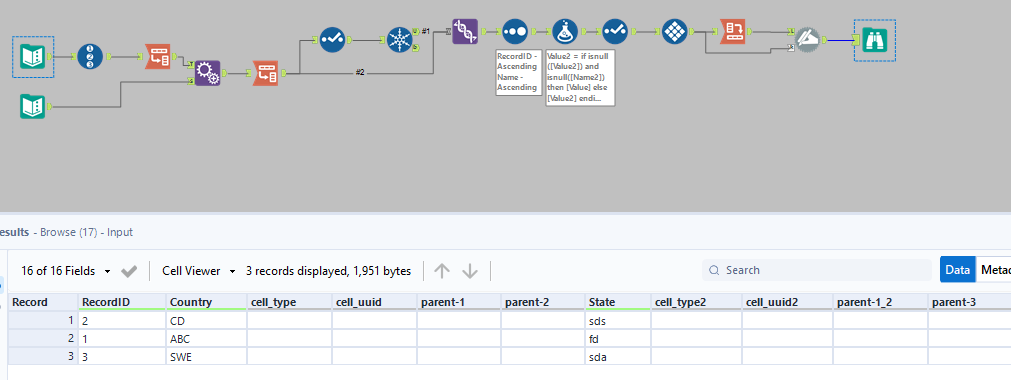 Solved Blank Column After Every Column Which Have Data Alteryx Community