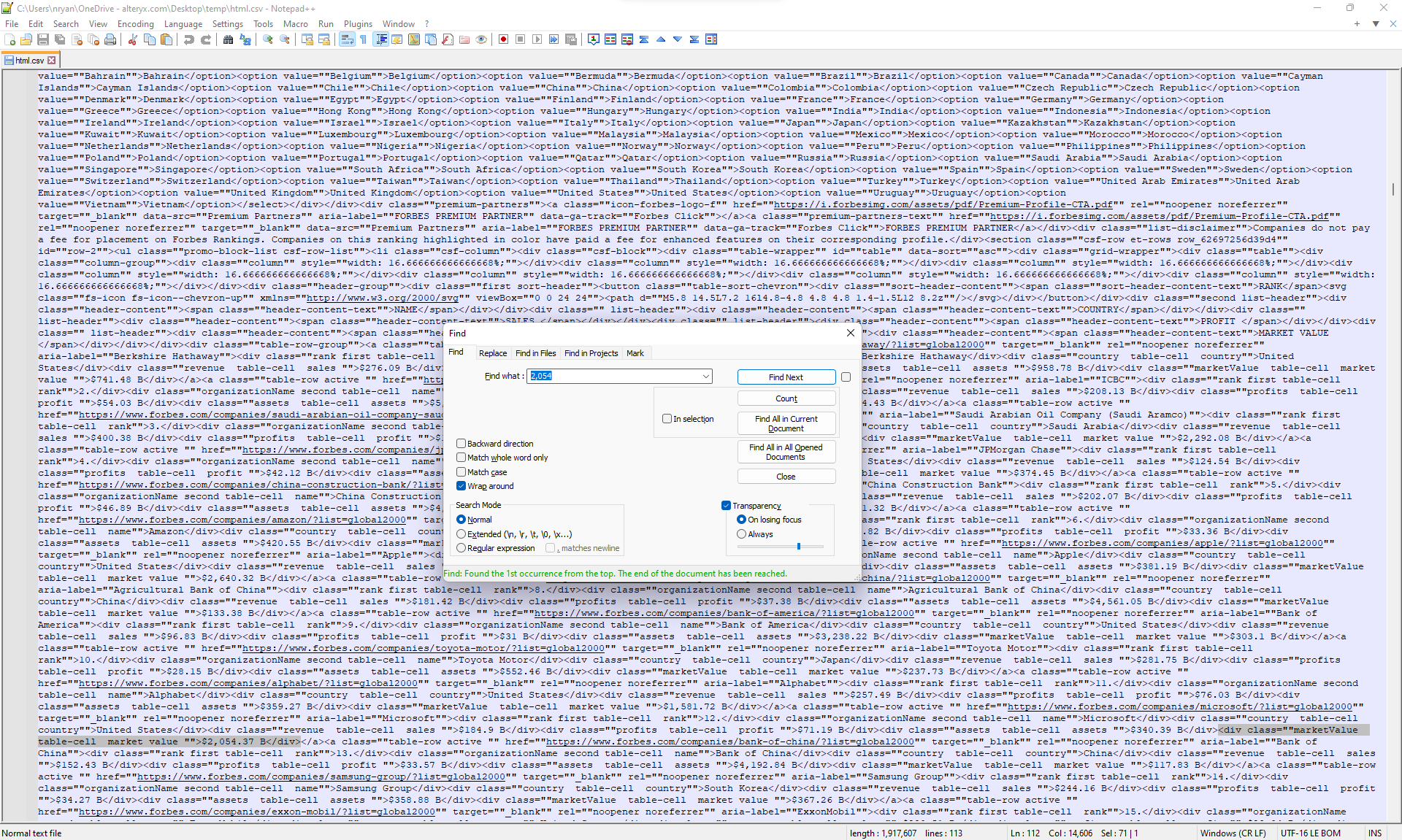 Solved: web scraping - Alteryx Community