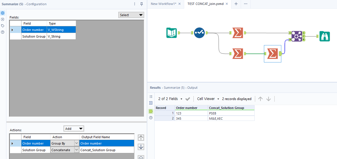 Solved How To Delete Repeat Text After Concat Alteryx Community