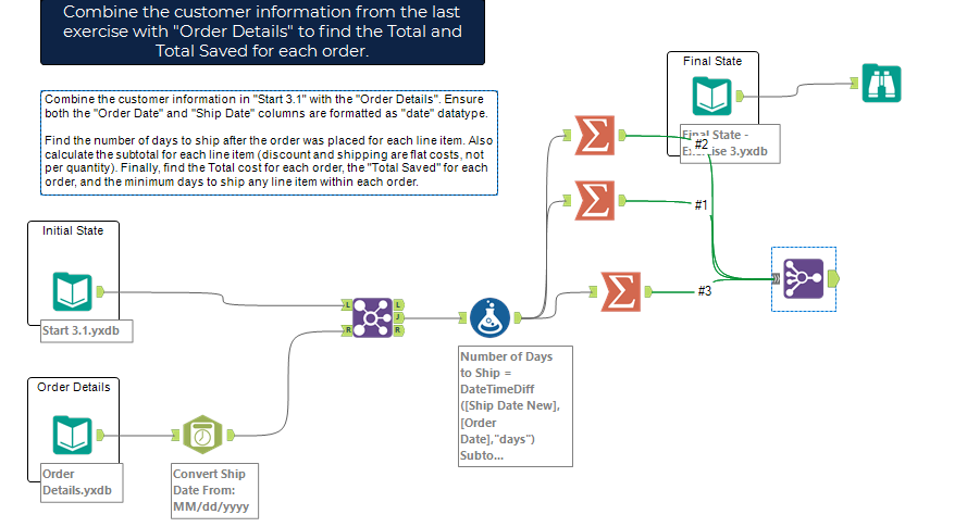 Solved: Alteryx academy Practice exercise 3 - Alteryx Community