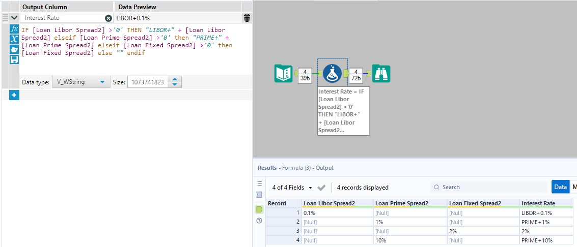 help with if and adding prefix formula - Alteryx Community