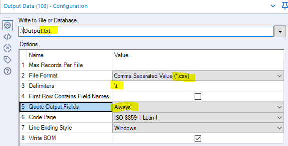 Newline Character + Tab-Delimited - Alteryx Community