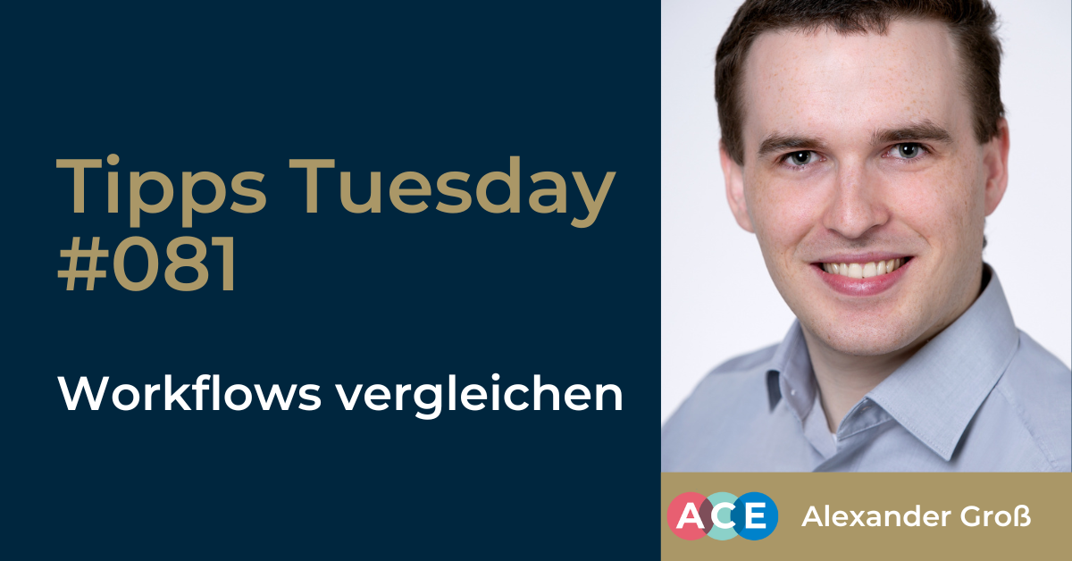 Workflows vergleichen | Tipps Tuesdays #081 - Alteryx Community