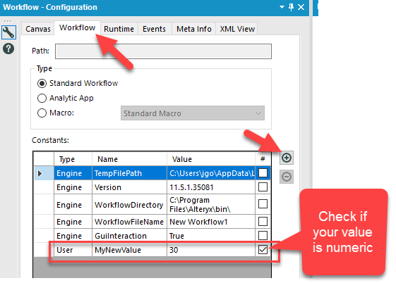 Solved: Using variables in workflow - Alteryx Community