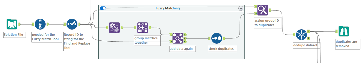 Solved: Fuzzy Match - 95% - Alteryx Community