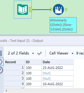 Solved: Update Missing records based on ID column - Withou... - Alteryx Community