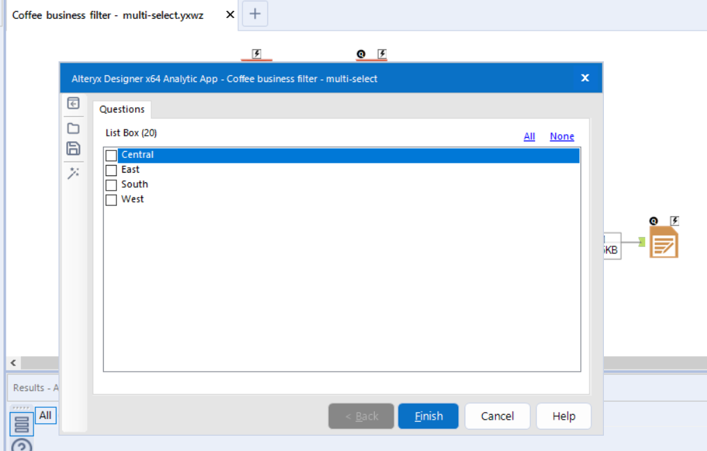 Batch Macro to filter using a checkbox with values... - Alteryx Community