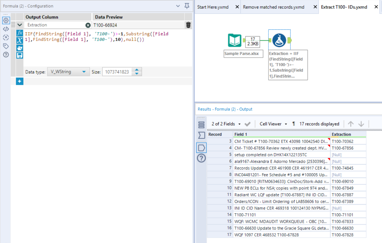 Solved: Parse Constant String from a Column - Alteryx Community