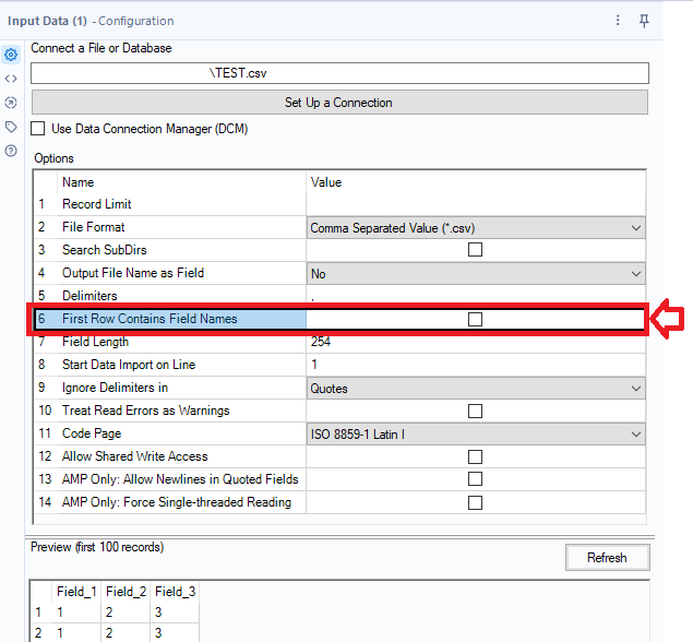 How to work with a csv file without hearders? (Gal... - Alteryx Community