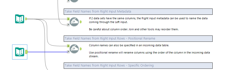 Solved: Combine two files one with headers and the other w... - Alteryx Community