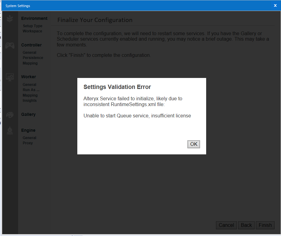 Runtime Settings - Alteryx Community
