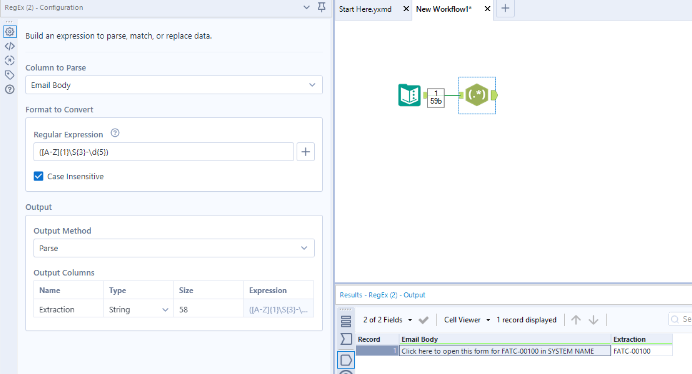 Solved: RegEx Parse not working for large field - Alteryx Community