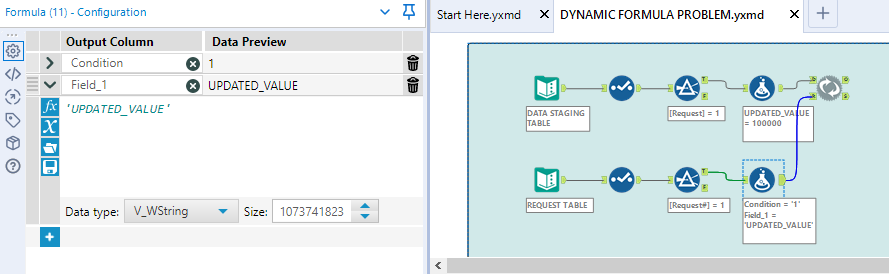 Update a formula tool with complete expression fro... - Alteryx Community