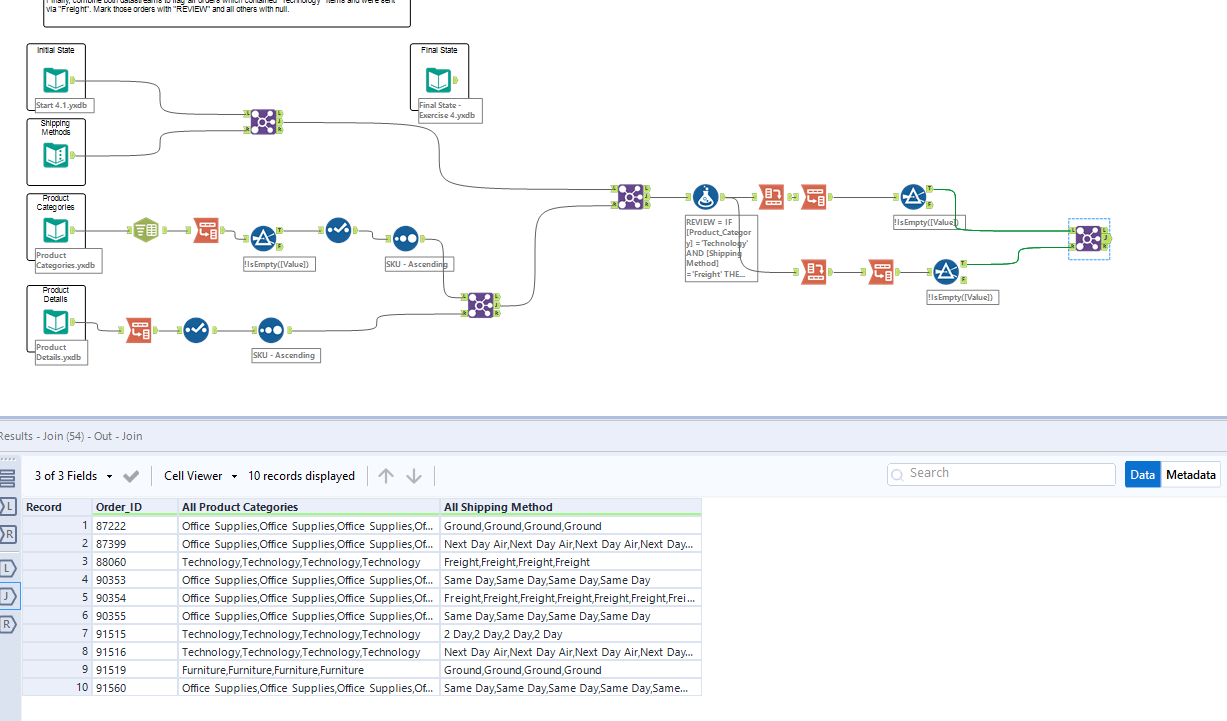 Getting Started Learning Path Practice Exercise 4 - Alteryx Community