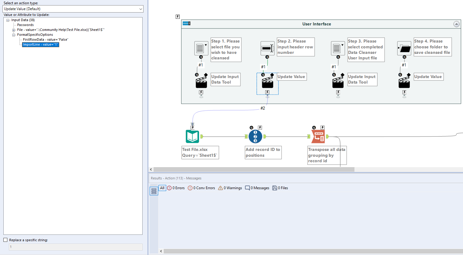 Solved: Changing data import line for different file types... - Alteryx Community