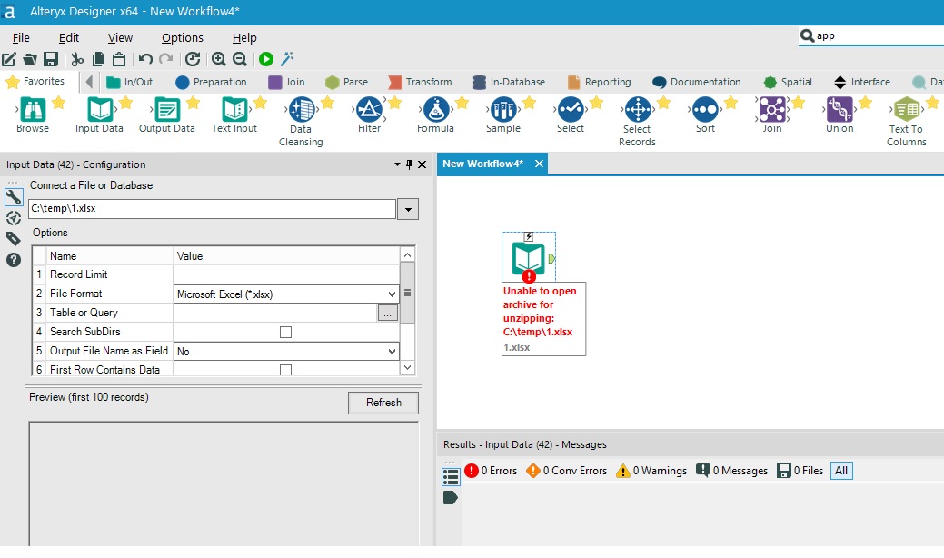Solved: If the excel is encrypted with password, it can't ... - Alteryx Community