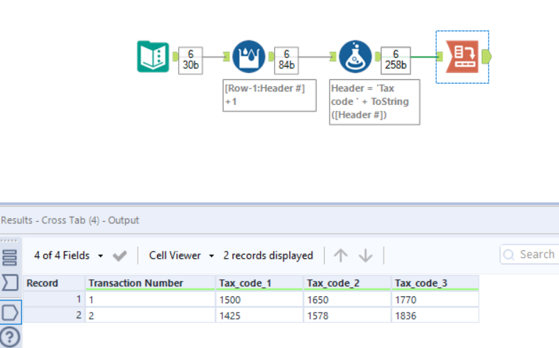 Solved New User Break Out Multiple Transaction Rows Alteryx Community