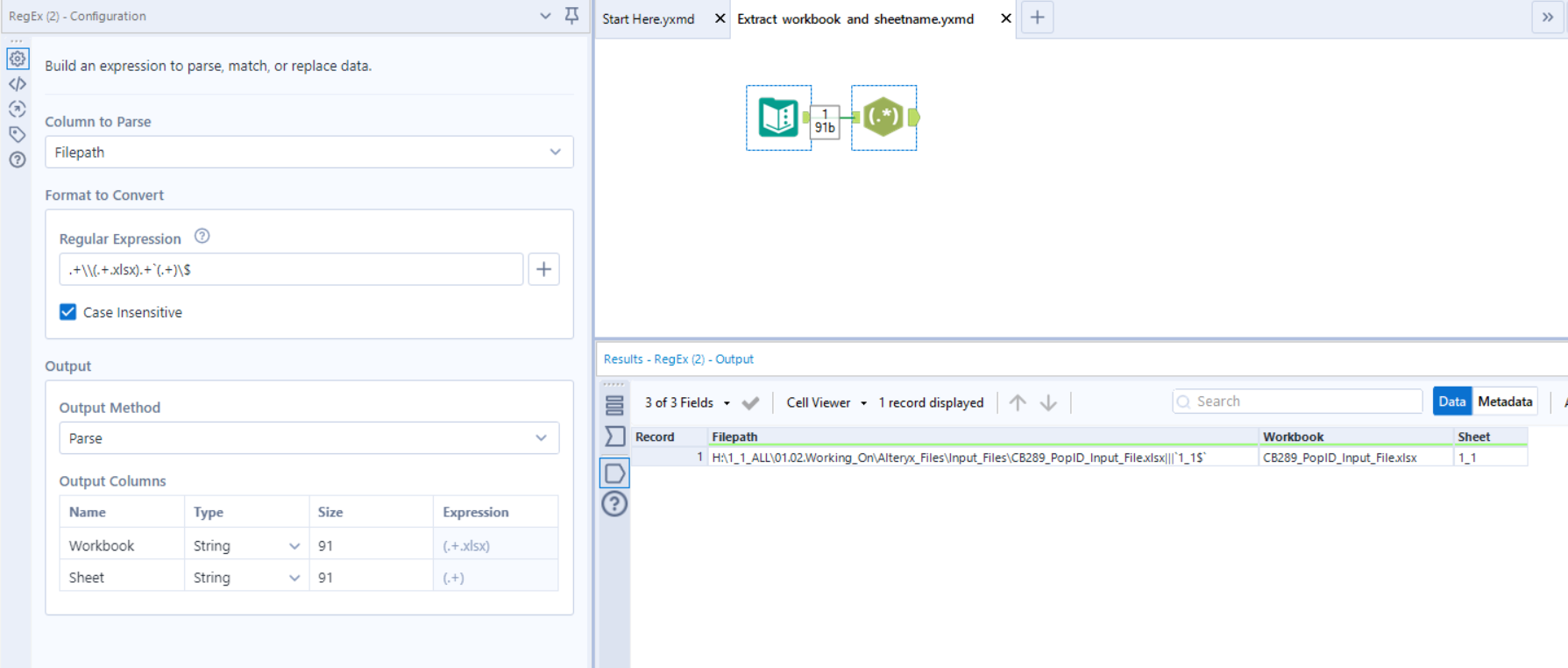 Alteryx Designer, FileName, Extract Workbook Name ... - Alteryx Community