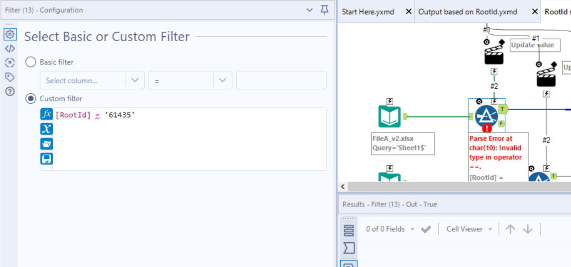 Solved: Read and process first row from each three files t... - Alteryx ...