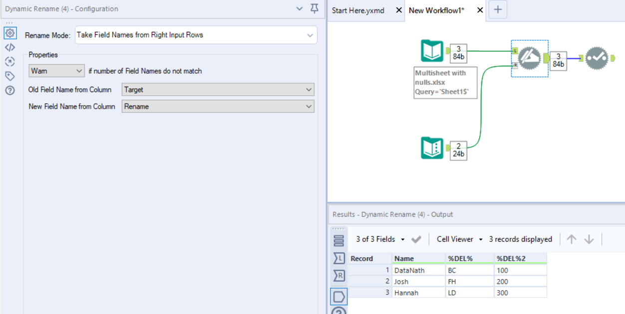Solved: Dynamic Delete Tool - Alteryx Community