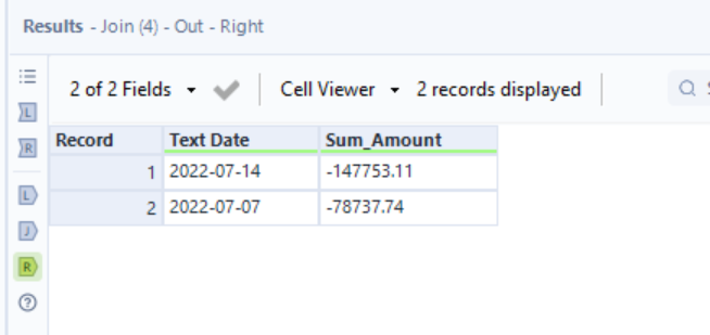 Solved: Not Matching the Data - Alteryx Community