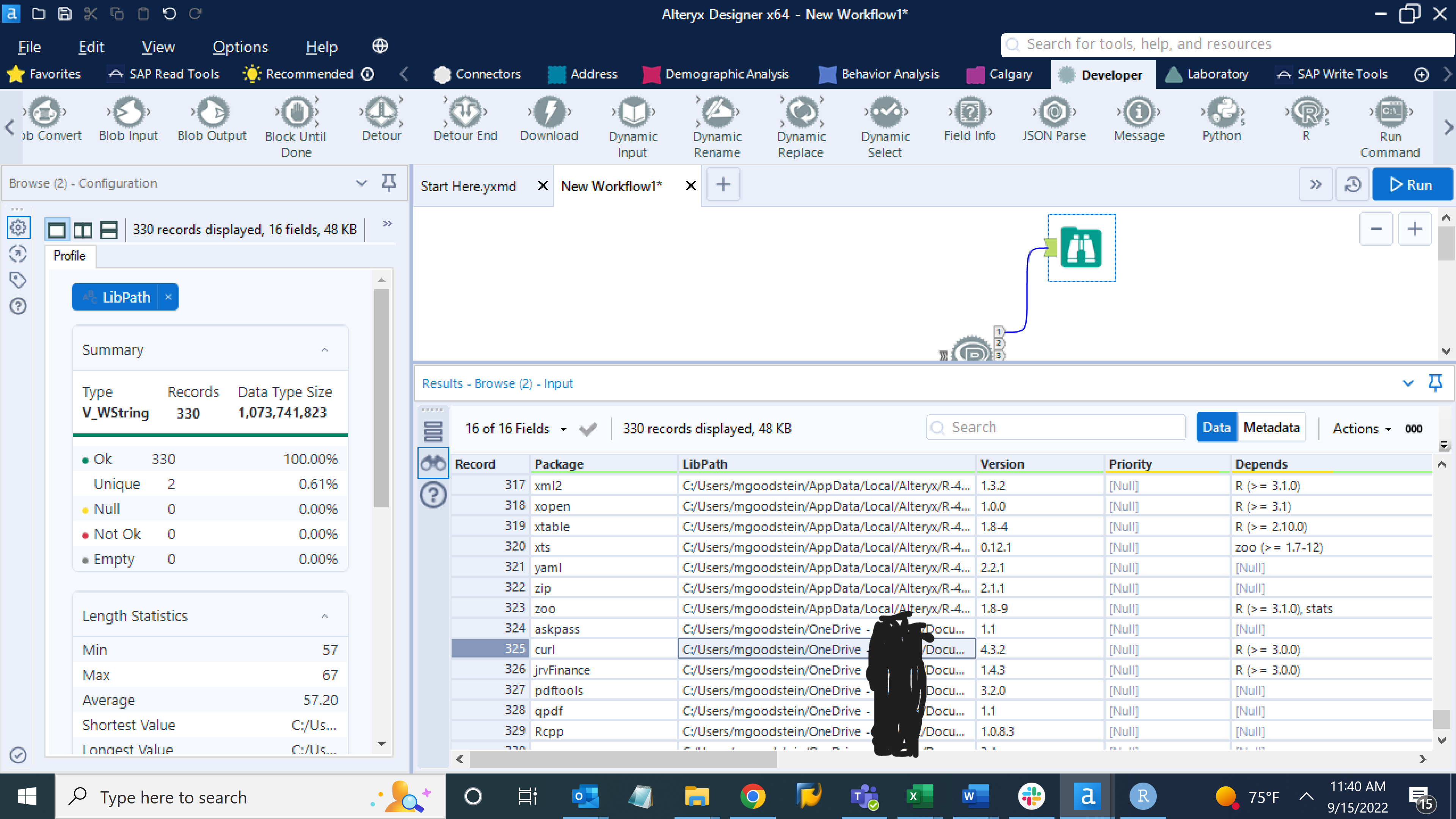 R-window Stops Workflow - Alteryx Community