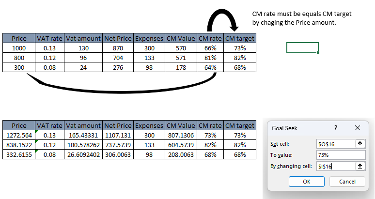 Solved: Excel Goal Seek challenge - Alteryx Community
