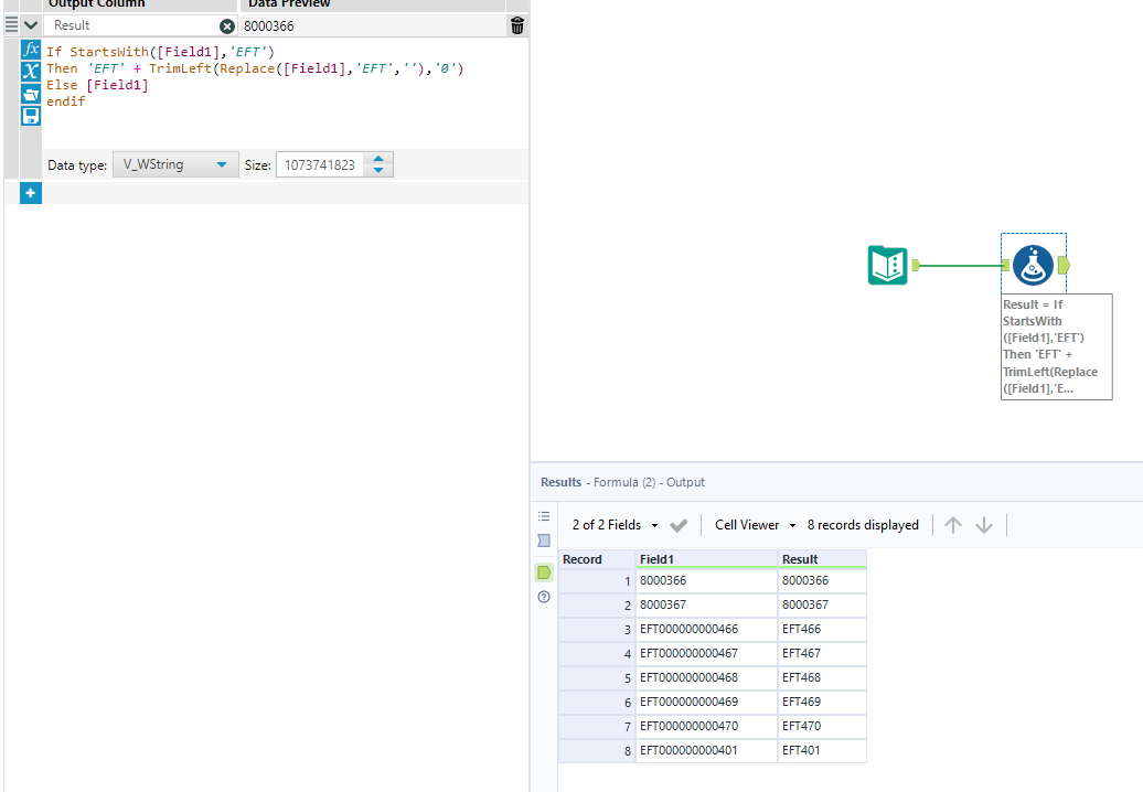 Solved: Delete zeros from records - Alteryx Community