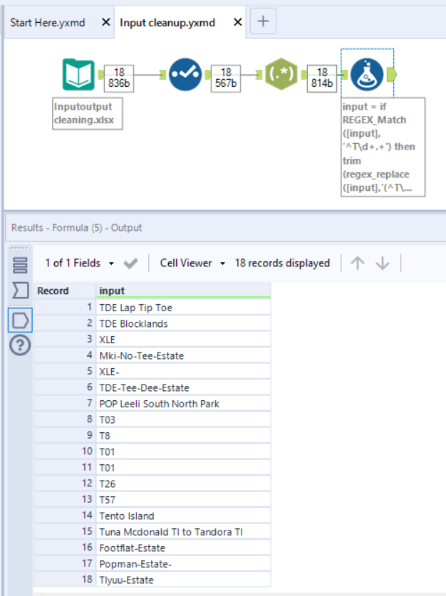 Solved: Best way to clean this set of data column - Alteryx Community