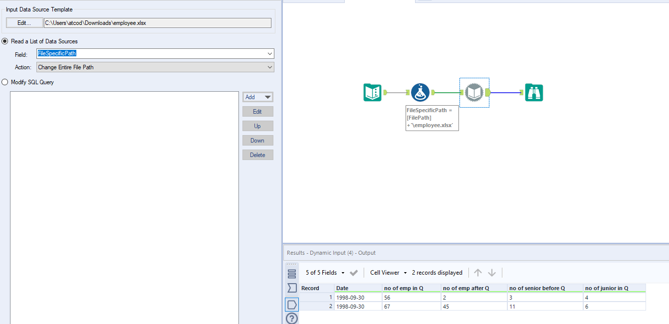 Using a Constant in the Input Path - Alteryx Community