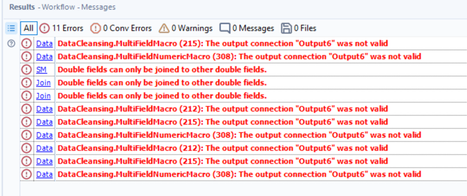 New user - Can these errors be fixed easily/quickl... - Alteryx Community