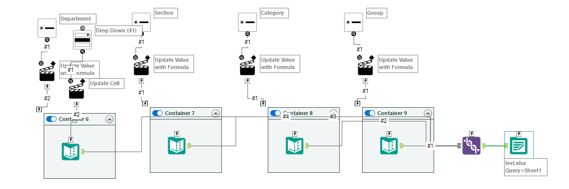 Solved: Nesting Interface Tools with Containers - Alteryx Community