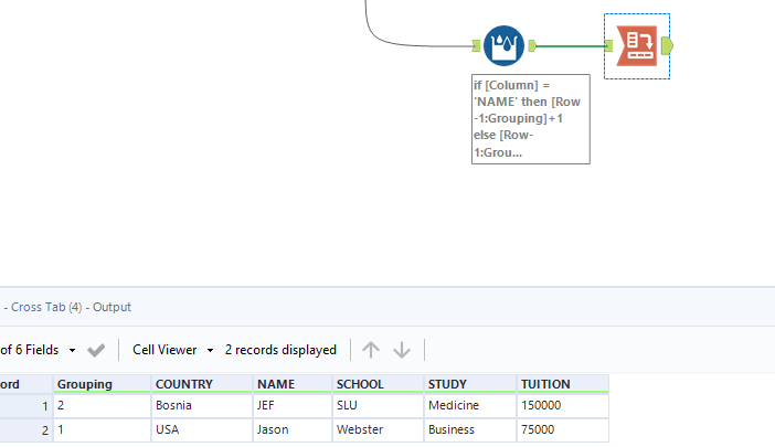 Solved: HELP!!! Repeat count when other column repeat - Alteryx Community