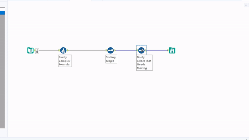 CTRL+Drag on a tool should move it within another ... - Alteryx Community
