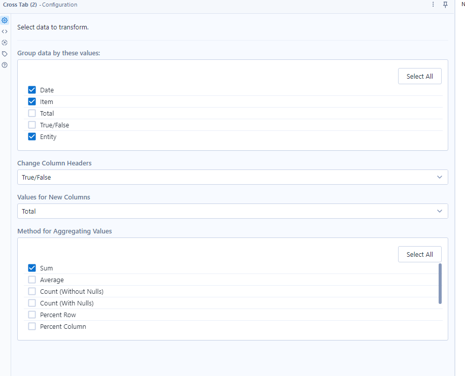 Solved: Date in Cross Tab - Alteryx Community