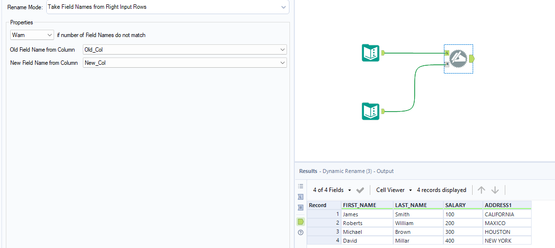 Solved Rename The Old Column Name With New Column Name Alteryx Community 