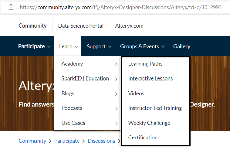 Alteryx - Alteryx Community