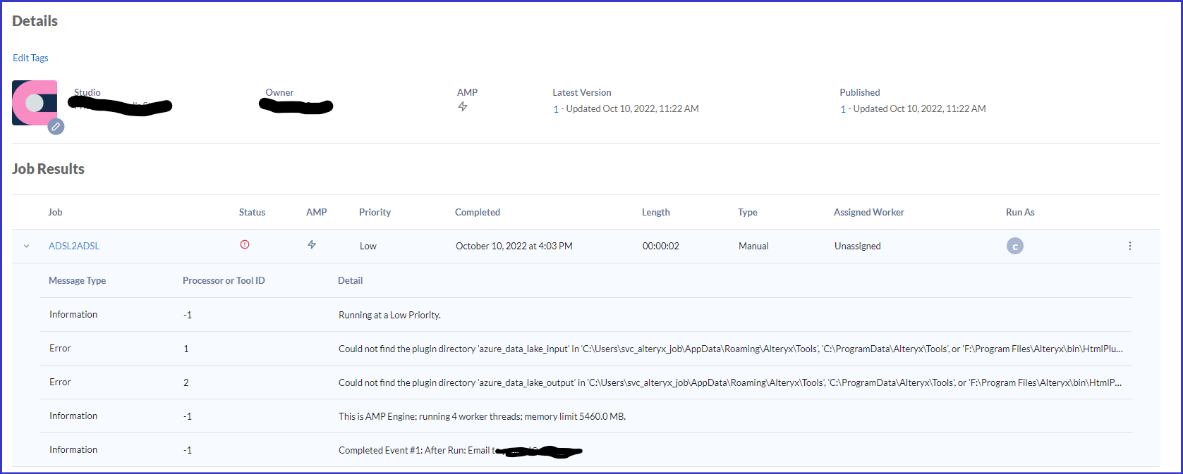 Schedule status = queue - Alteryx Community