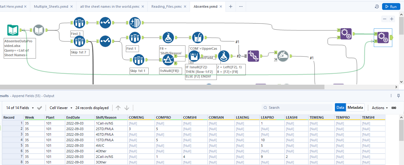 Solved Reformat Excel Data Schema Alteryx Community 
