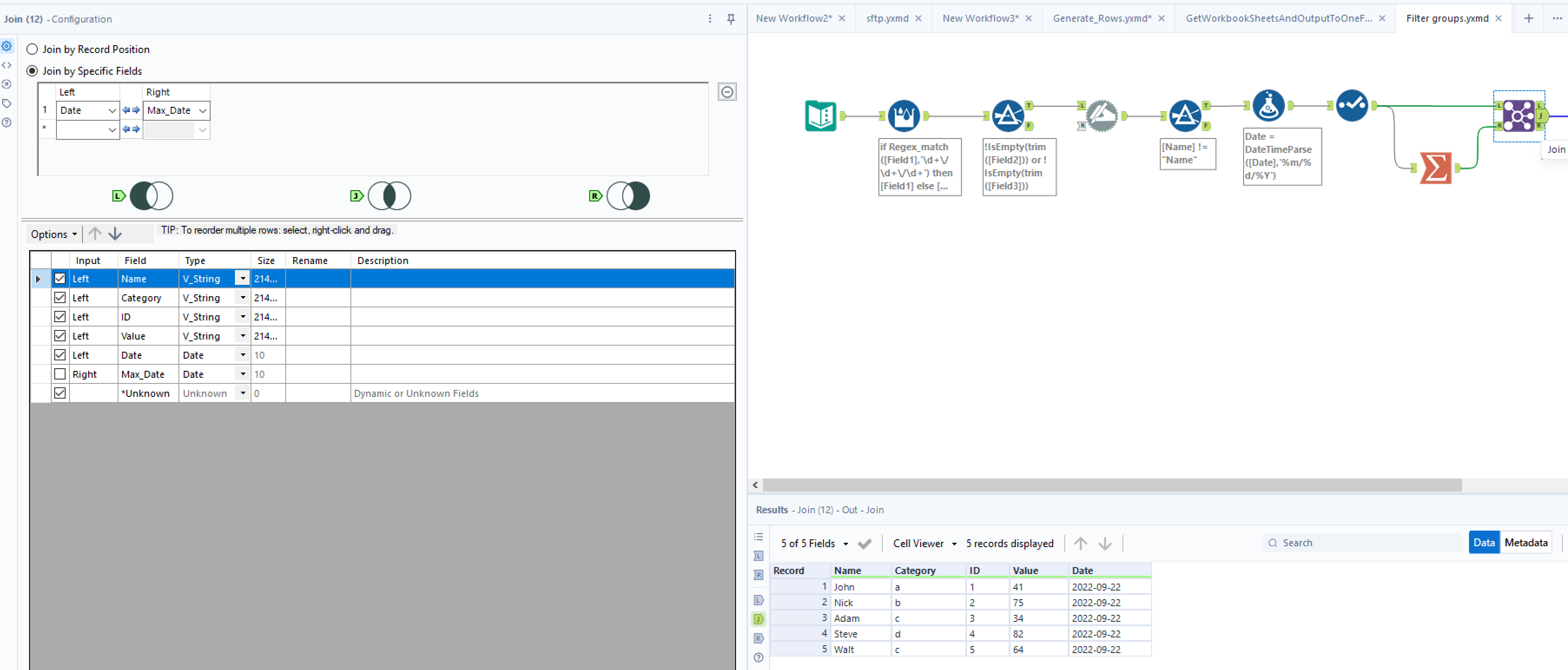 Solved: How do I select a group of data based on a column ... - Alteryx Community