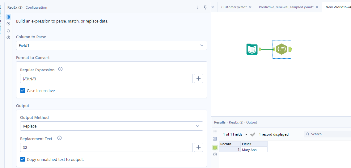Regular Expression for the Following Request: - Alteryx Community