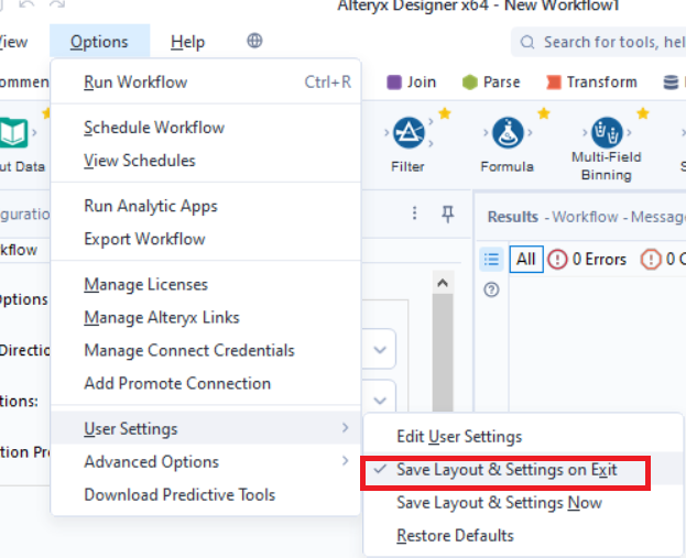 Alteryx always open as maximized window - Alteryx Community
