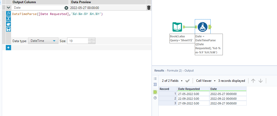 Solved Date Displays Null Alteryx Community 
