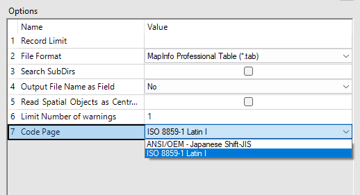 Mapinfo (*.TAB) file import unicode and truncating... - Alteryx Community
