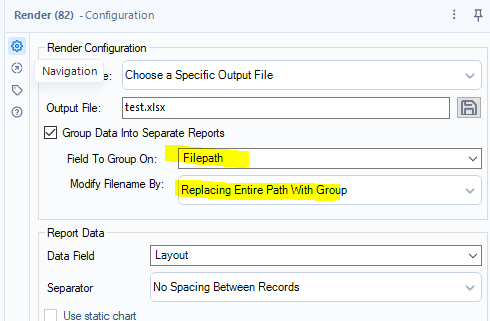 Exporting a file with Render tool - Alteryx Community